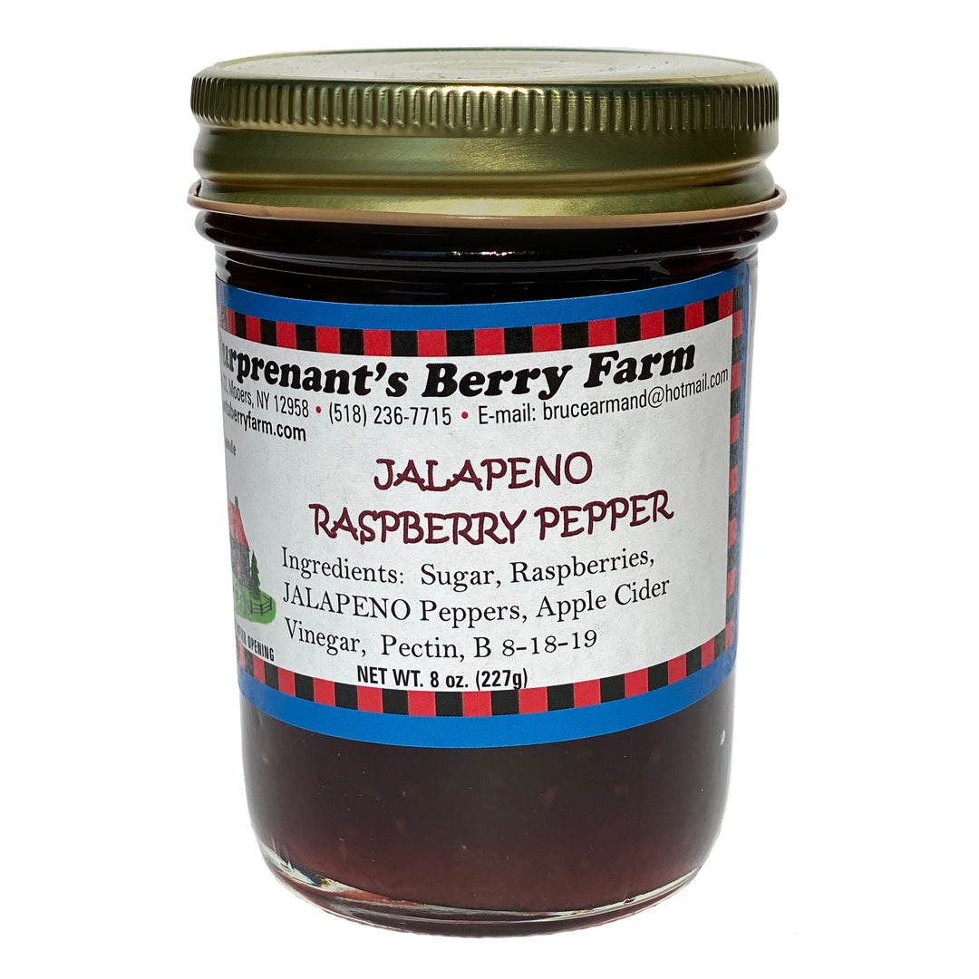 Jalapeno Raspberry Pepper Jam – Surprenant's Berry Farm