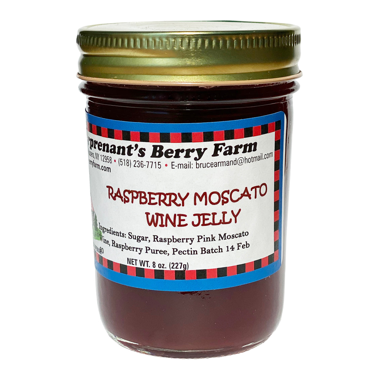 Raspberry Moscato Wine Jelly – Surprenant's Berry Farm