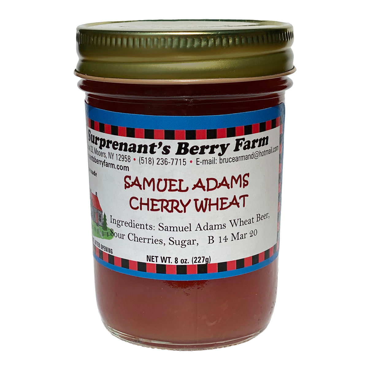 Samuel Adams Cherry Wheat Jelly – Surprenant's Berry Farm